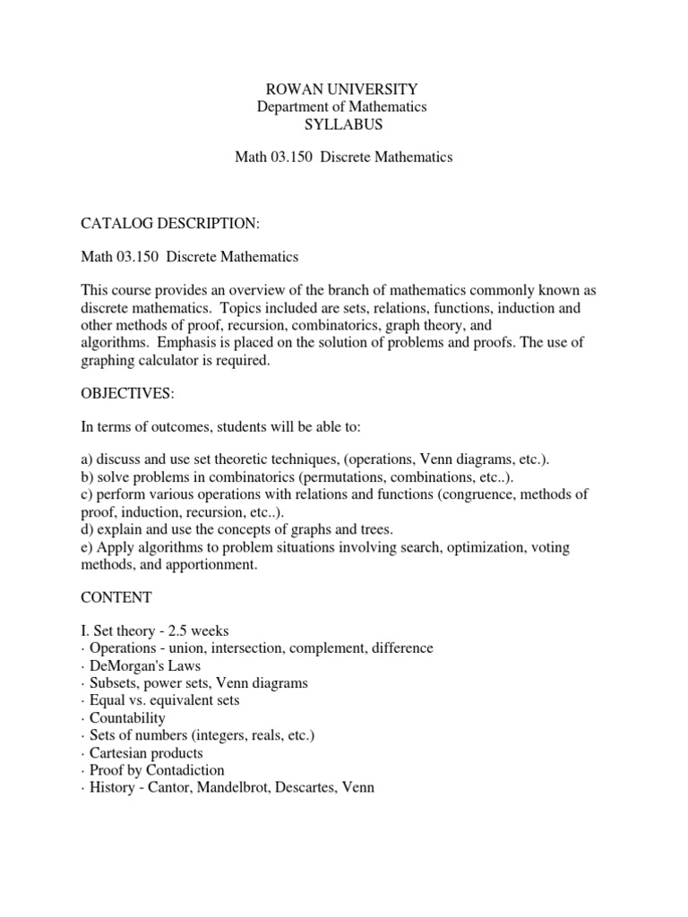 Discrete Mathematics | PDF | Discrete Mathematics | Combinatorics