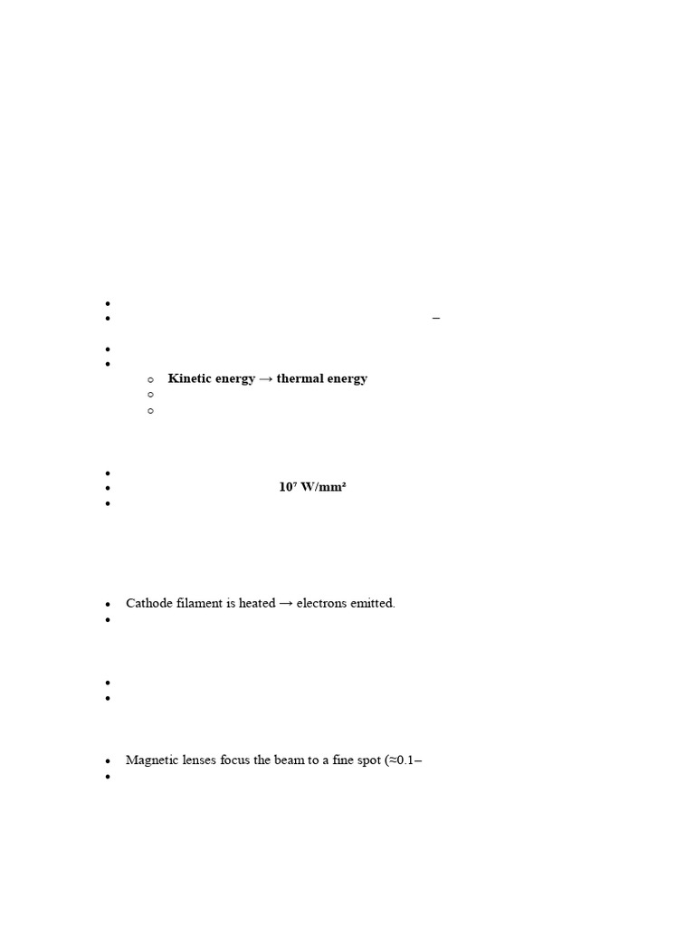 Electron Beam Welding | PDF | Welding | Construction