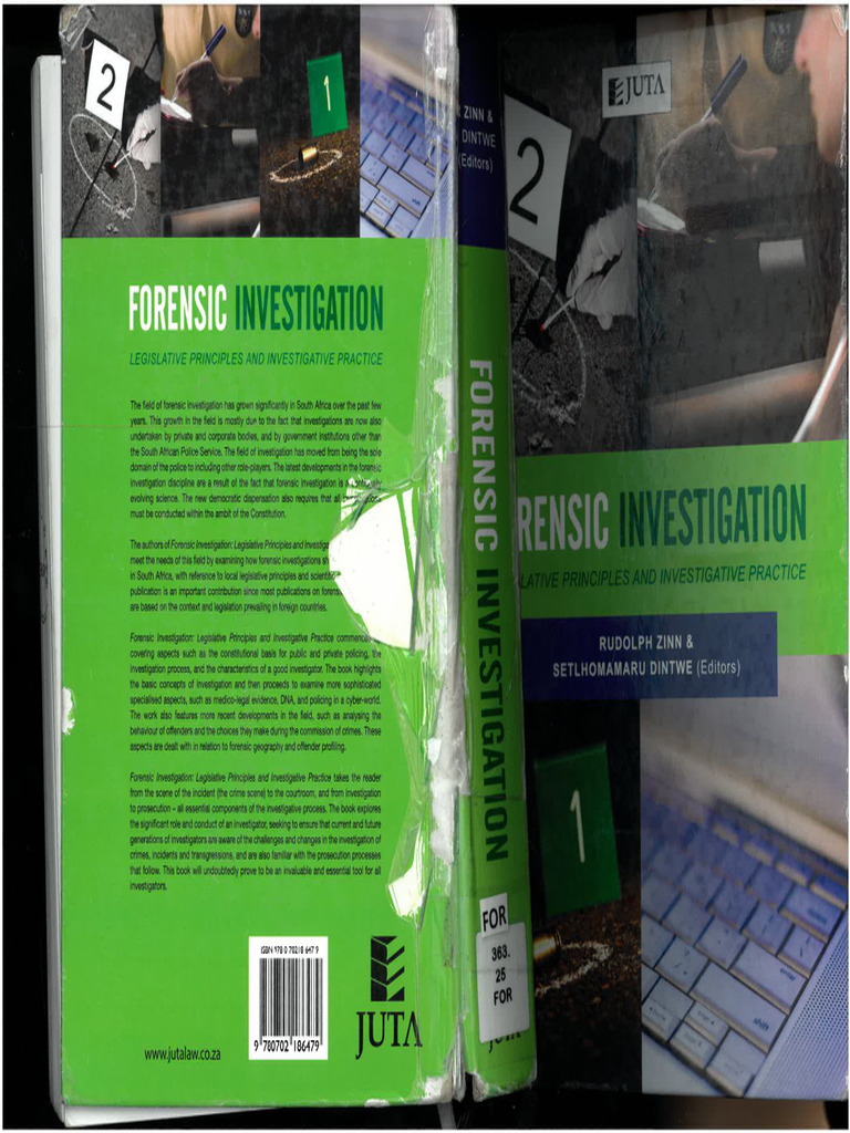 Forensic Investigation Text Book - 201-1 | PDF