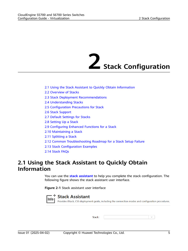 01-02 Stack Configuration | PDF | Network Topology | Computer Network