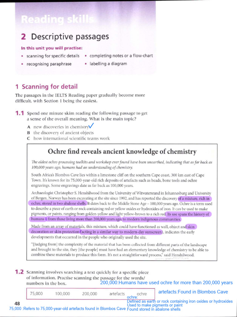 2 Descriptive Passages - Mywork | PDF