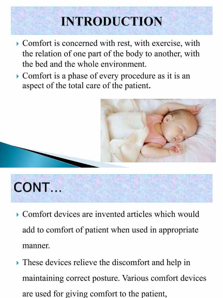 Comfort Devices | PDF
