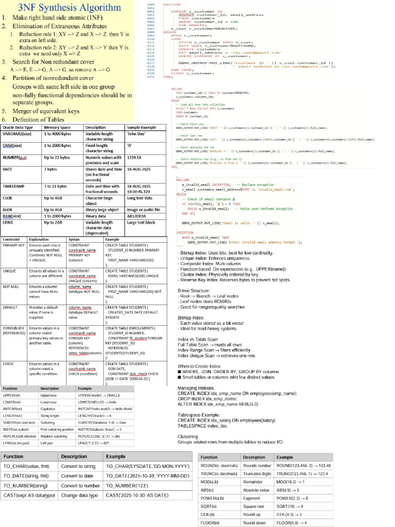Final Cheat Sheet | PDF