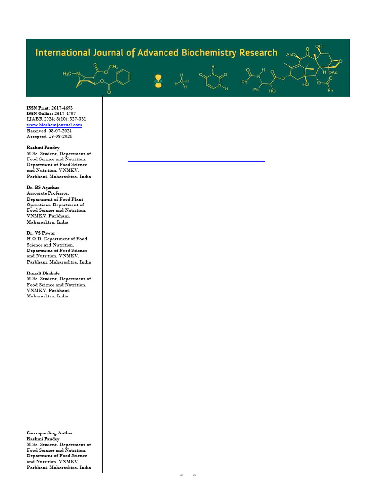 Physico-Chemical Analysis of Multigrain Grains | PDF | Cereals | Whole ...