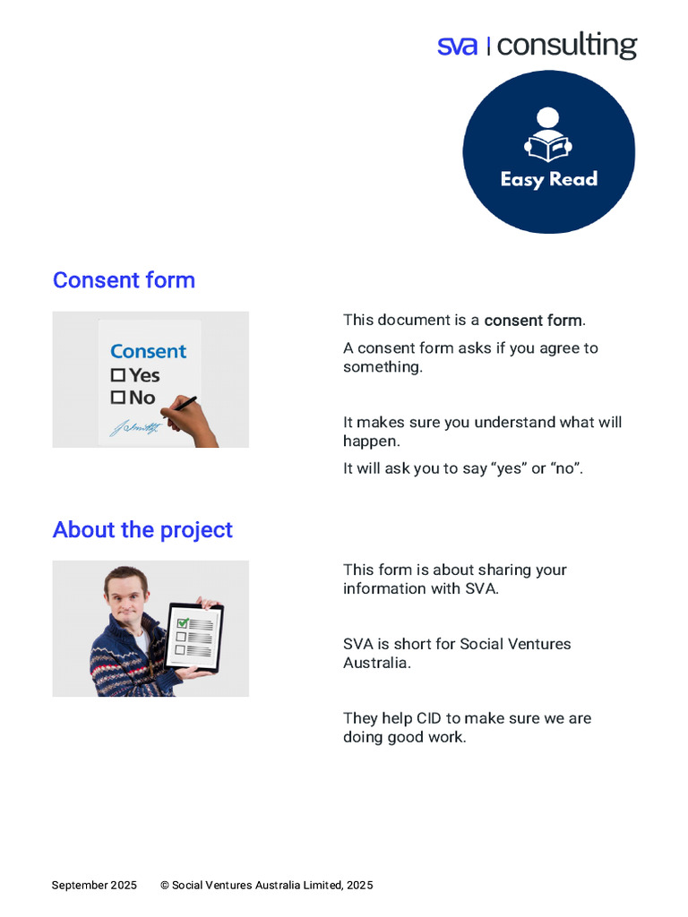 SVA Consent Form For CID | PDF