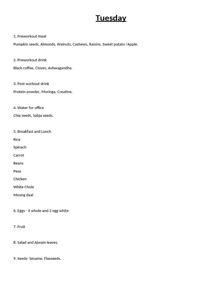 Tuesday | PDF