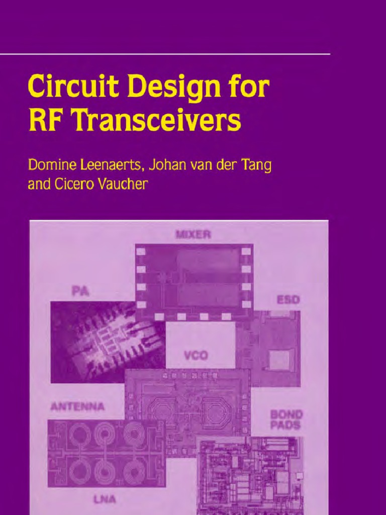 Circuit Design For RF Transceivers (Book) | PDF | Electrical Impedance ...