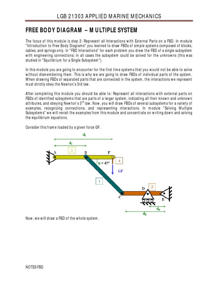 FBD Multiple System | PDF | Force | System