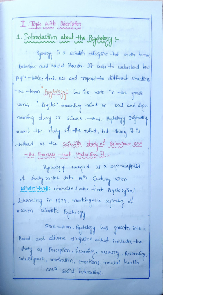 Psychology Record | PDF