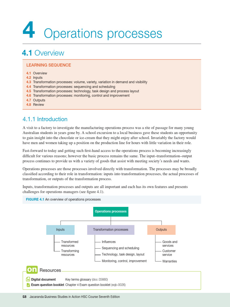 C 04 Operations Processes | PDF | Customer Relationship Management ...