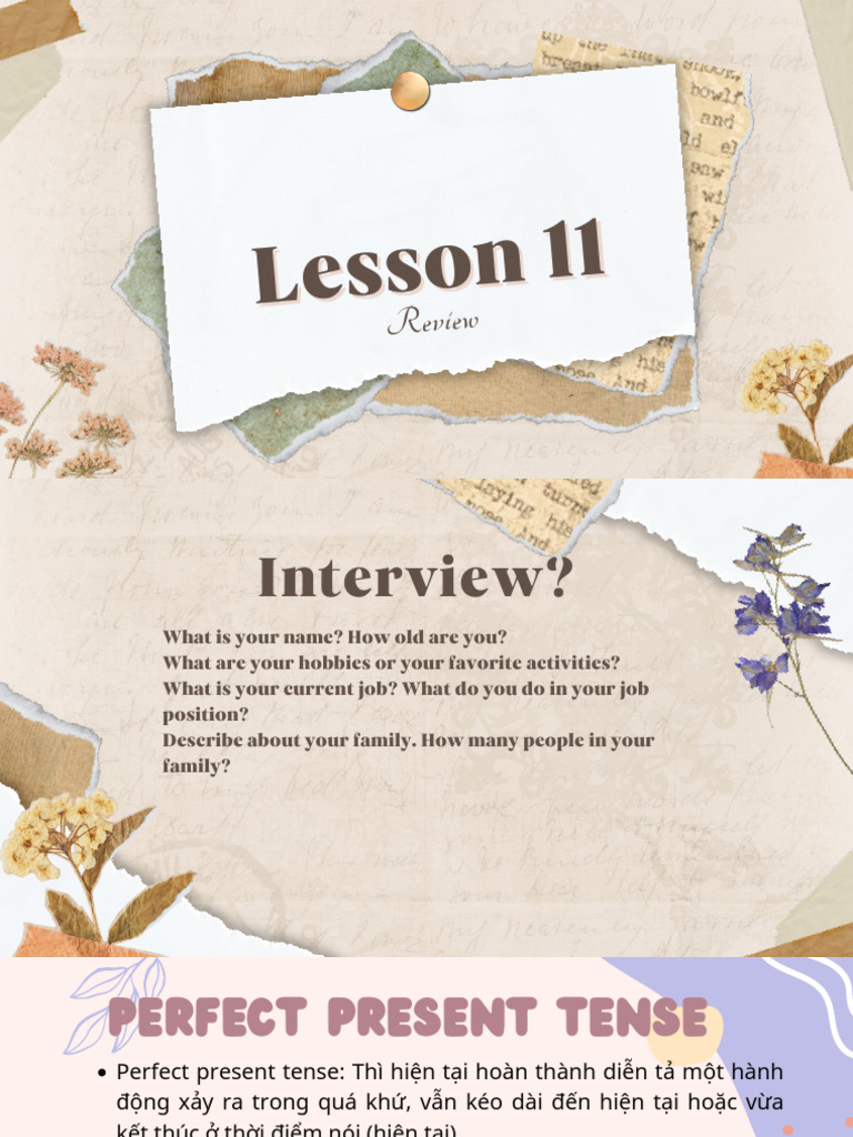Lesson 11 Review | PDF