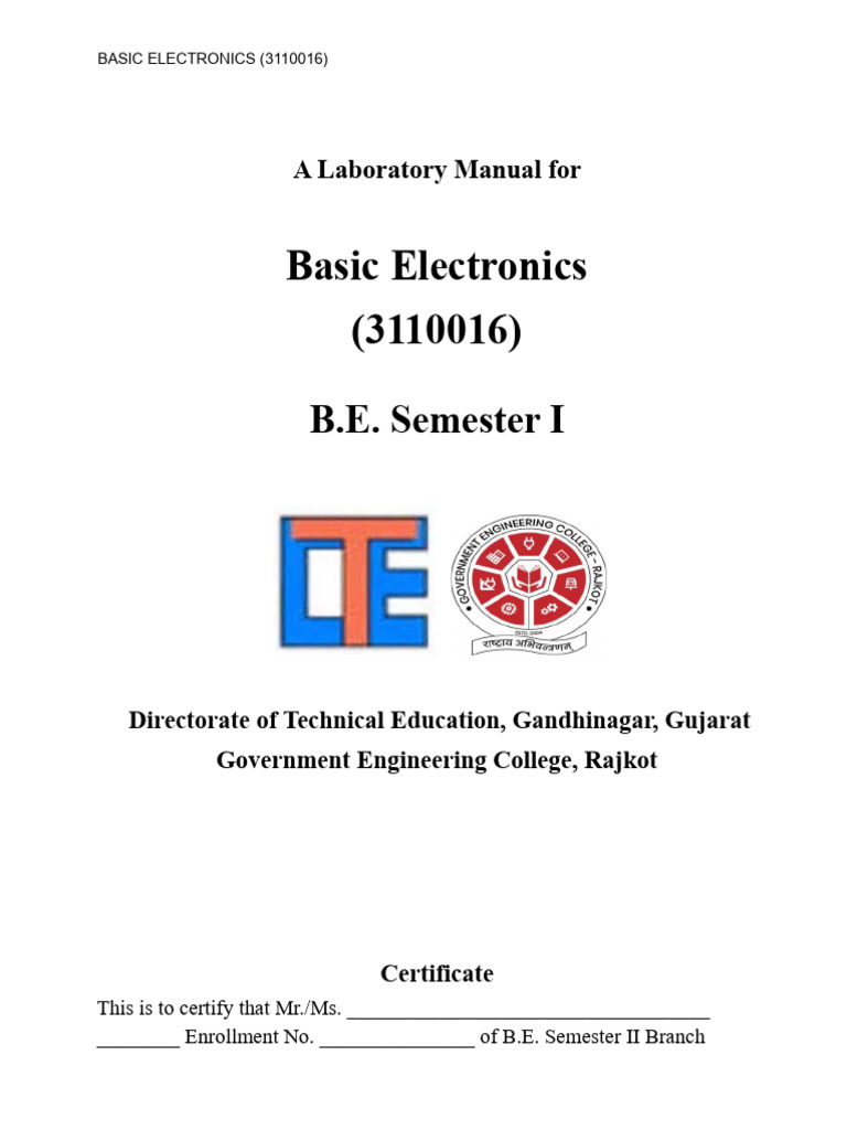 1st Page of Manual | PDF