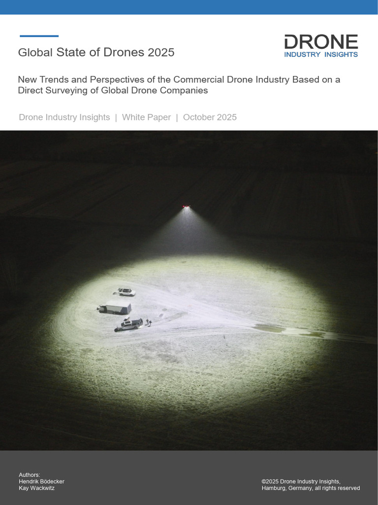 Global Drone Industry Trends 2025 | PDF | Unmanned Aerial Vehicle ...