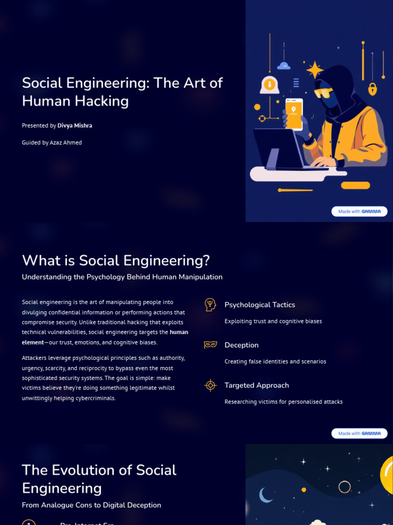 Social Engineering The Art of Human Hacking | PDF | Phishing | Social ...