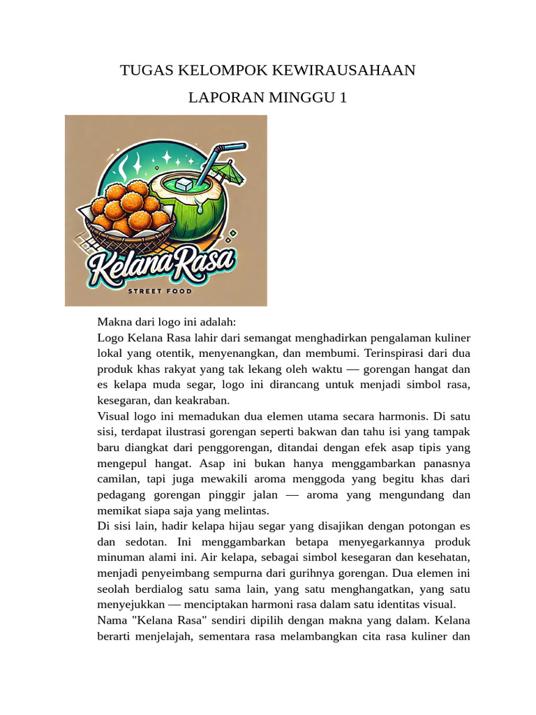 Logo Kelana Rasa: Simbol Kuliner Nusantara | PDF