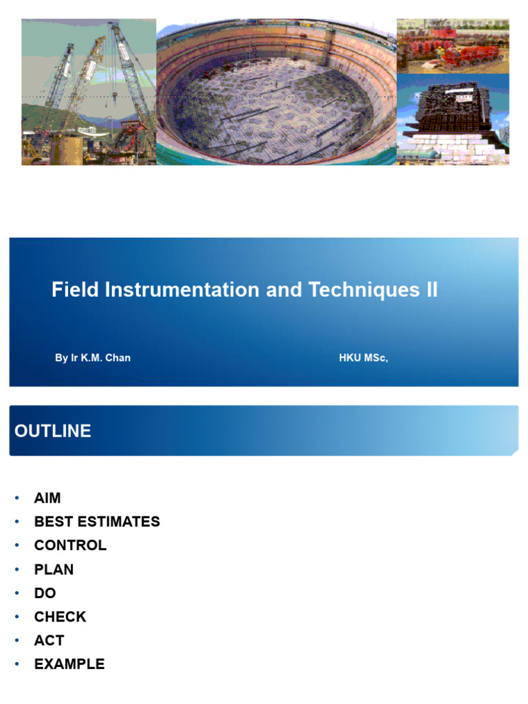 Field Instrumentation and Techniques II | PDF | Mechanics | Physical ...