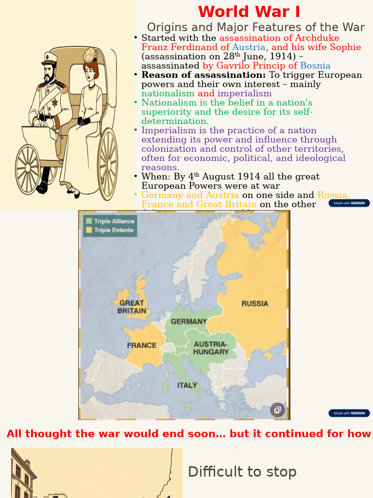 Causes of The Great War | PDF | German Empire | World War I
