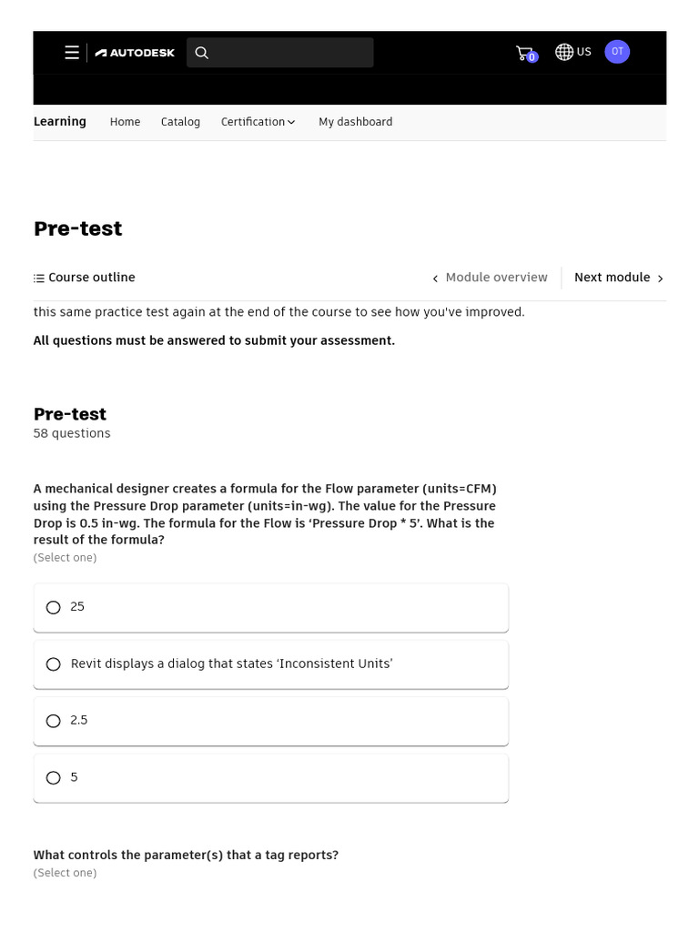 Revit Mechanical Design Pre-Test Guide | PDF | Autodesk Revit | Pipe ...