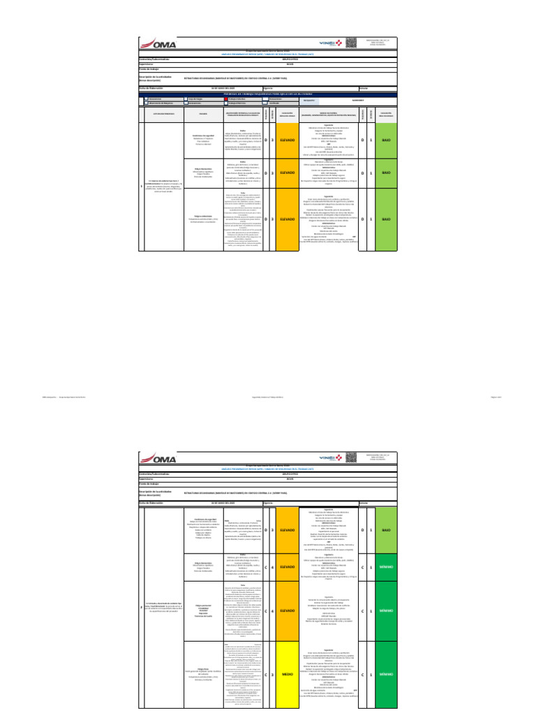 FOR_SST_13 - OMA - AST-APR - ESTRUCTURA SECUNDARIAS Edificio Central verry pass | PDF ...