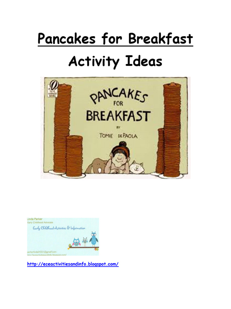 Pancakes For Breakfast Activity Ideas | PDF | Pancake | Spoon