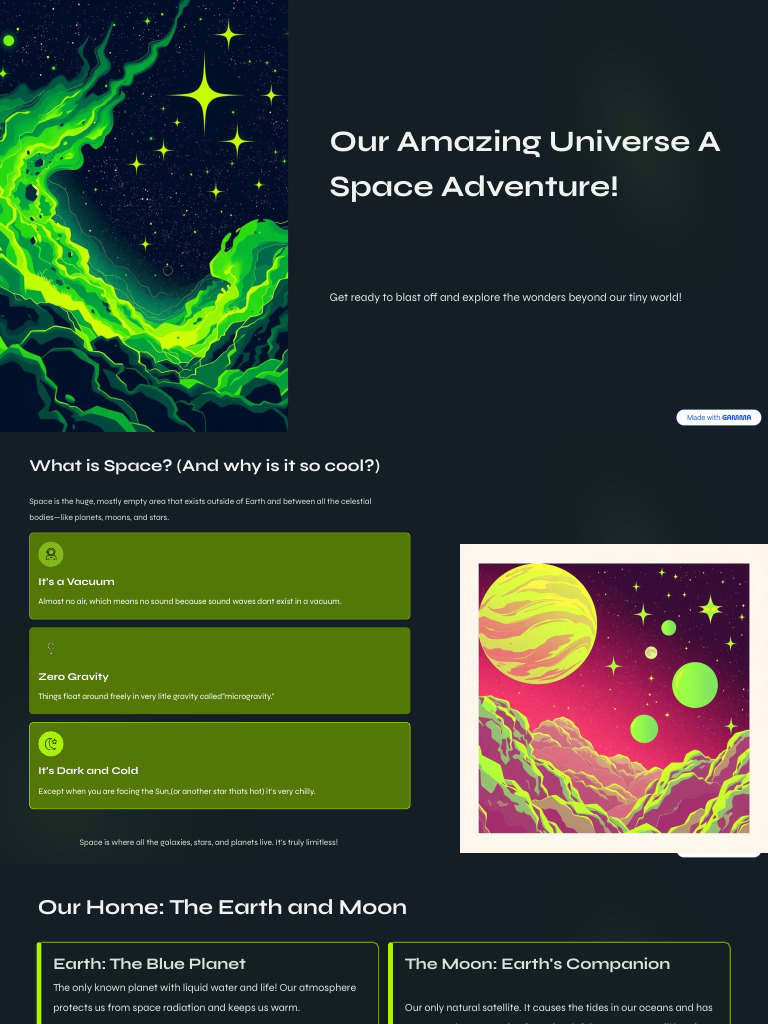 Explore Our Amazing Universe: A Guide | PDF | Meteoroid | Solar System