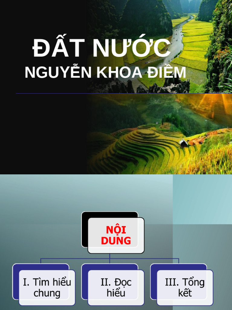 Tuan 10 Dat Nuoc Trich Truong CA Mat Duong Khat Vong Nguyen Khoa Diem | PDF