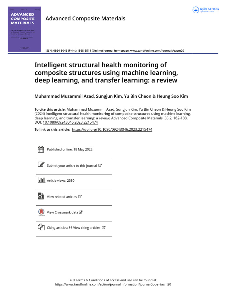 Intelligent Structural Health Monitoring of Composite Structures Using ...