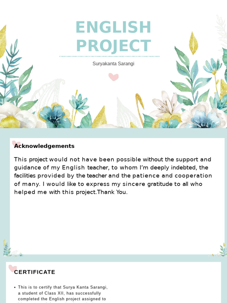 English Project | PDF