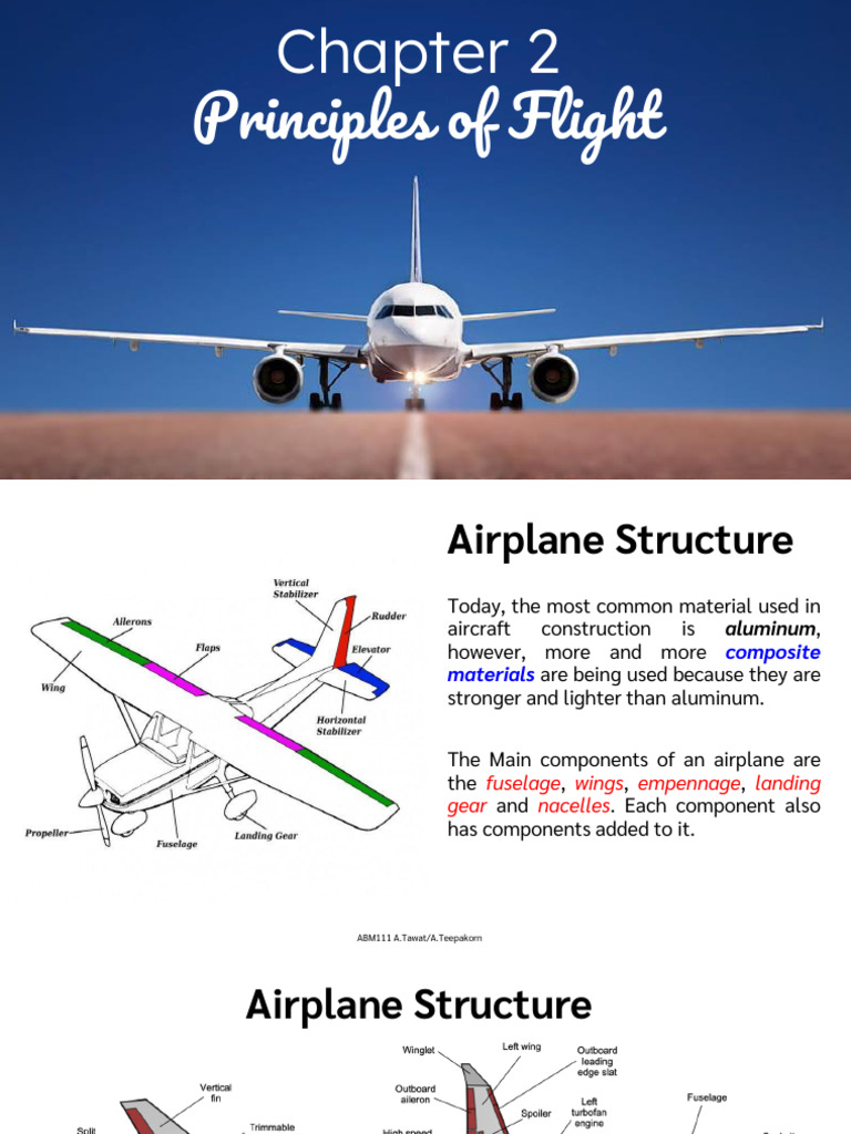 Airplane Structure and Flight Principles | PDF | Aircraft | Flight ...