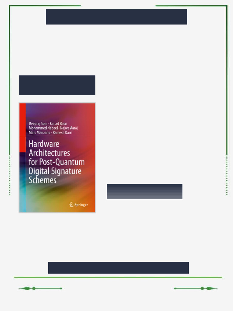 Hardware Architectures For Post-Quantum Digital Signature Schemes ...