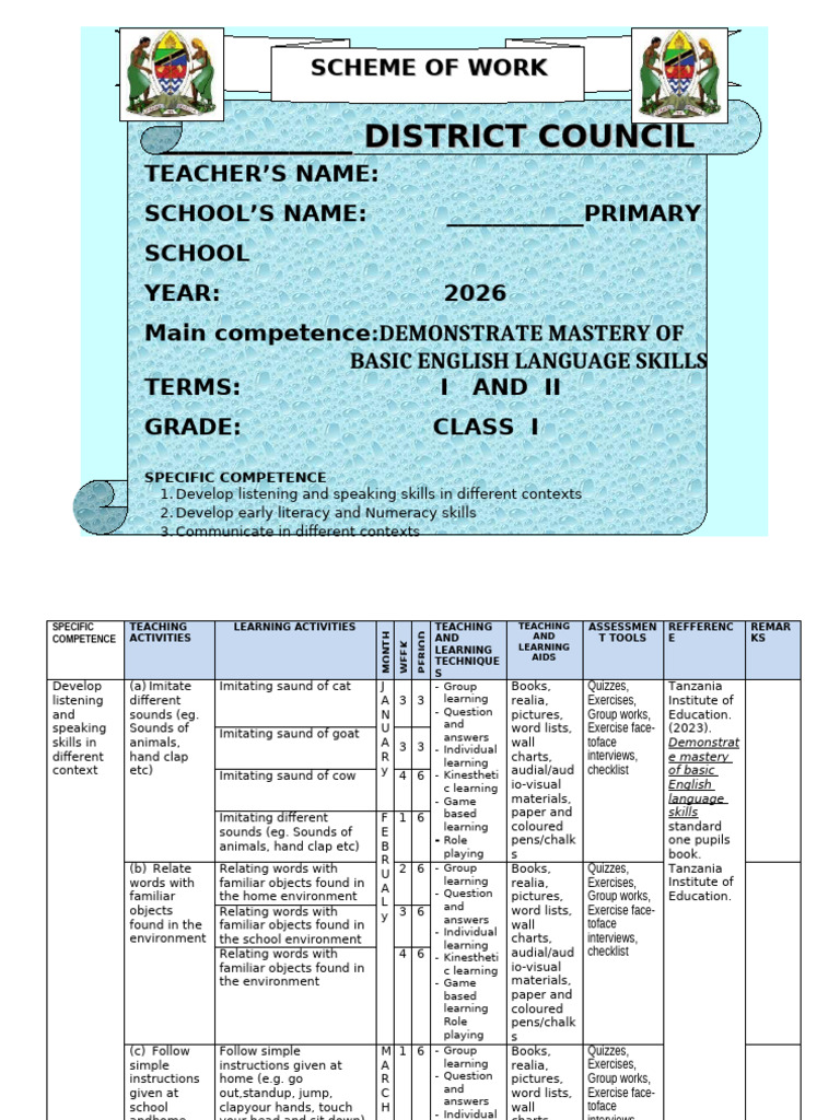 Basic English Language Skills (GI) 2026 | PDF | Literacy | Learning