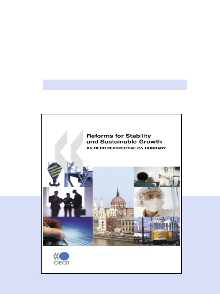 Reforms For Stability and Sustainable Growth An Oecd Perspective On ...
