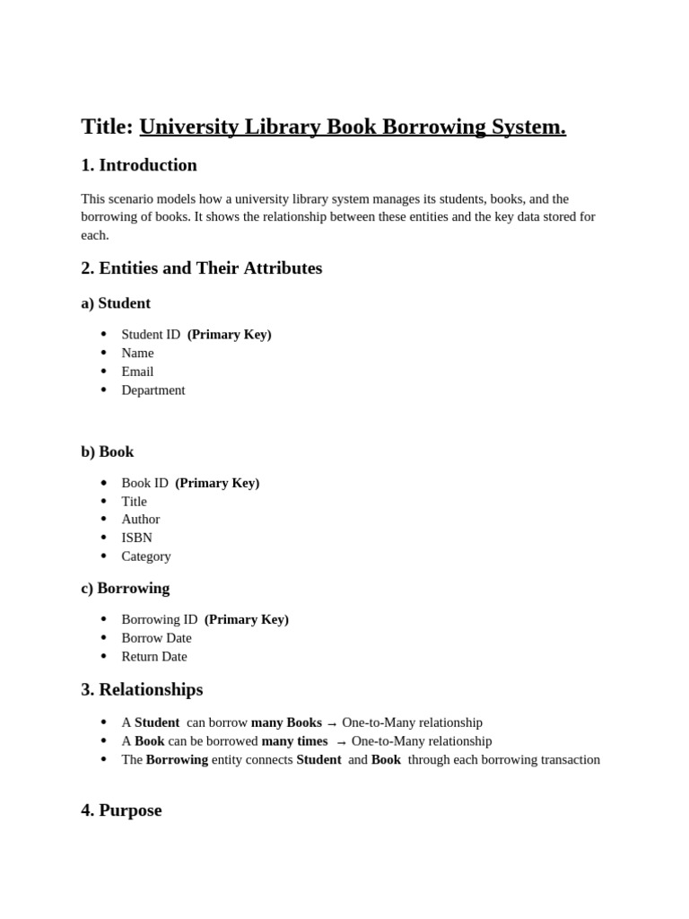 University Library Borrowing System Guide | PDF