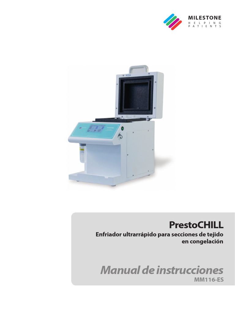 MM116-003-ES - PrestoCHILL - Manual de Instrucciones | PDF | Enchufes y ...