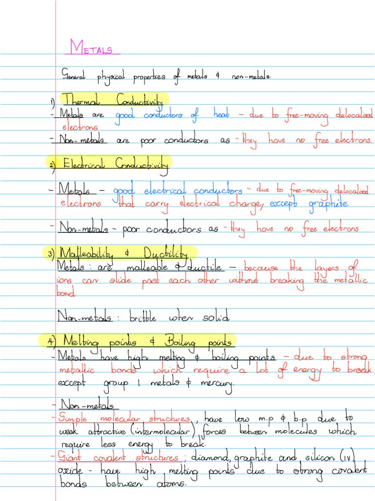 Properties and Reactivity of Metals | PDF | Rust | Anode