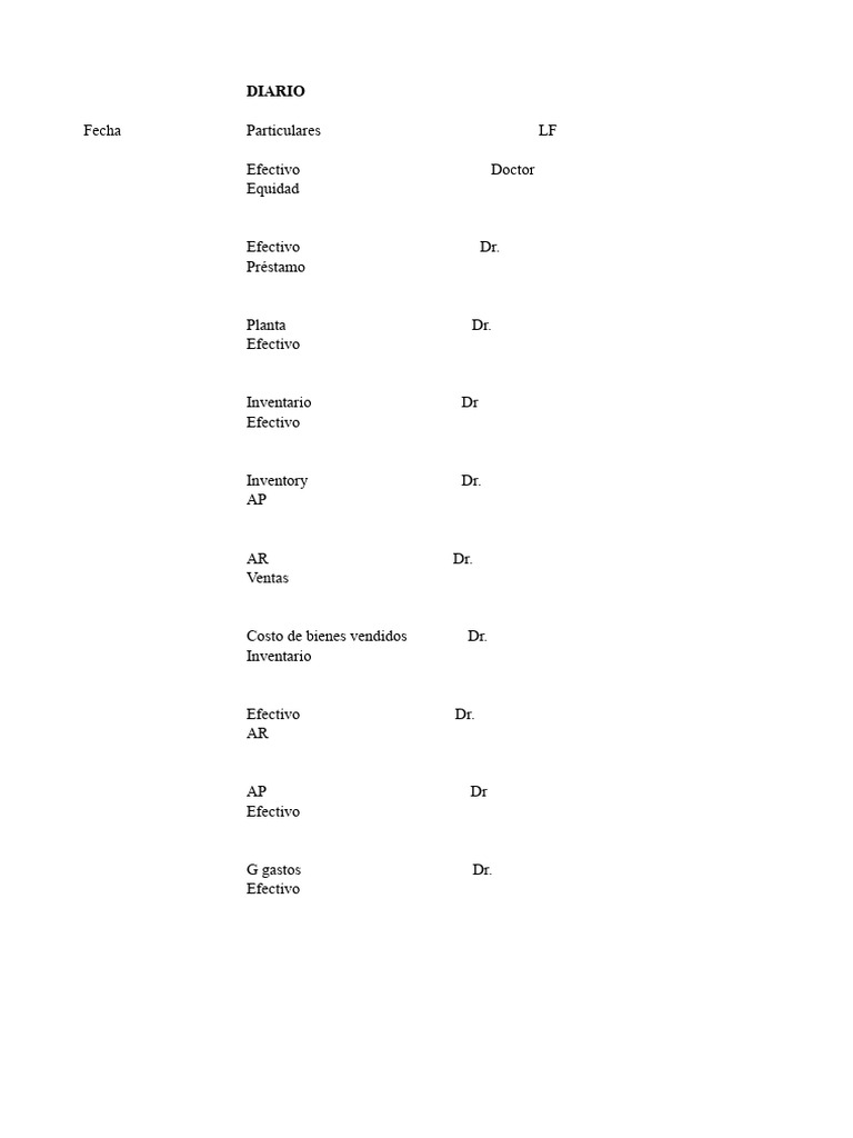 excel para el ciclo contable.xlsx | PDF | Contabilidad | Economias