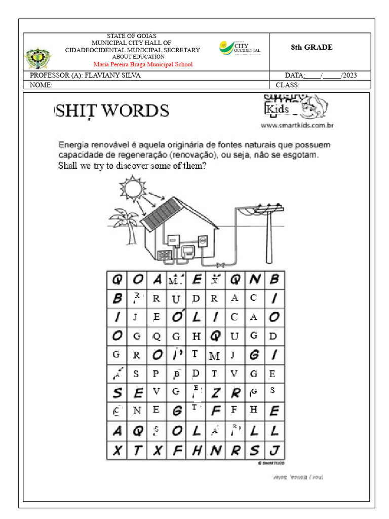 Adapted Activity - 8th Grade | PDF