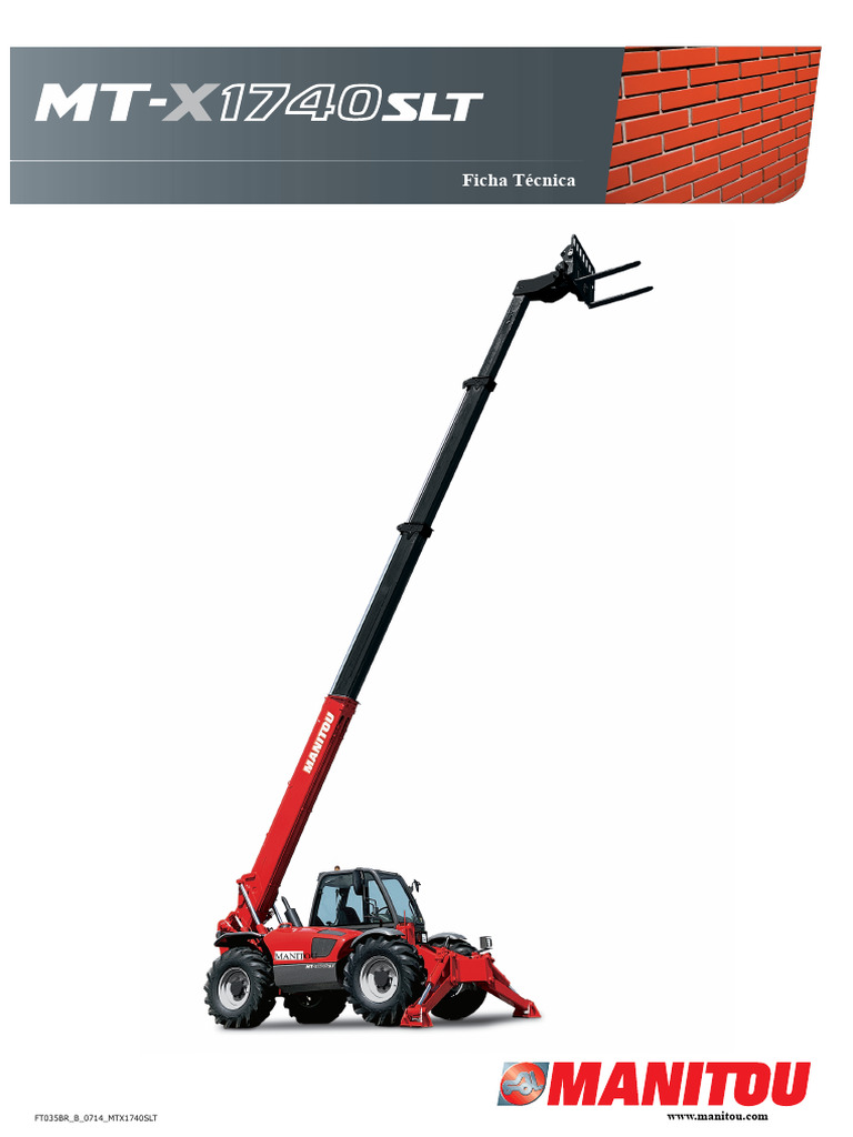 Manitou MT-X 1740 SLT (ES) | PDF | Industria automotriz | Coche