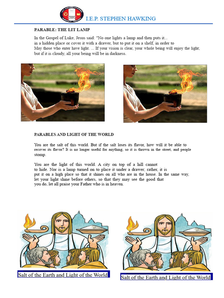 The Parables Theme 3 6th | PDF