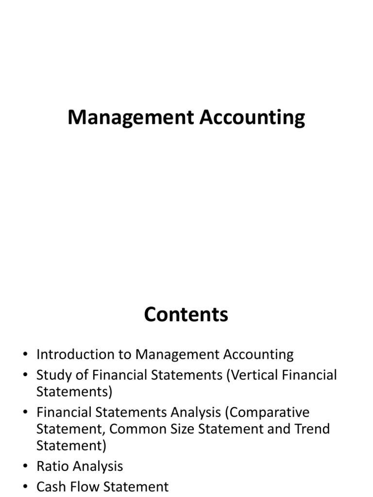 Financial Statements in Management Accounting | PDF | Management ...