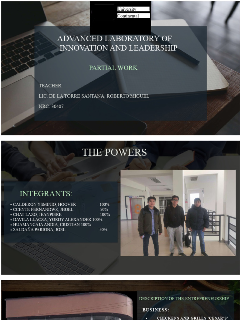 Partial Work - Advanced Laboratory of Innovation and Leadership | PDF ...