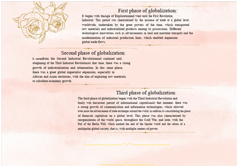 Globalization Mind Map | PDF