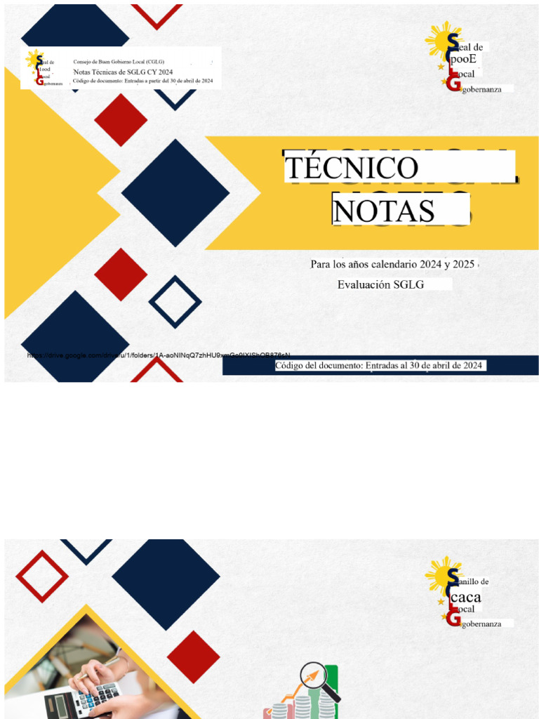 2024 SGLG Notas Técnicas - Solo para Orientación | PDF | Auditoría ...