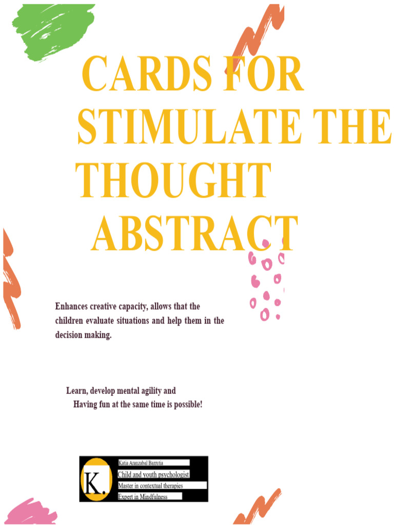 Activities to Boost Abstract Thinking | PDF | Thought | Abstraction