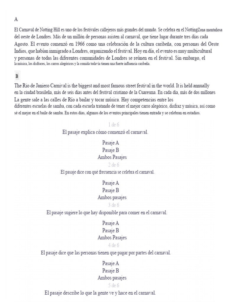 Carnaval de Notting Hill: Cultura y Diversión | PDF | Montañas | el ...