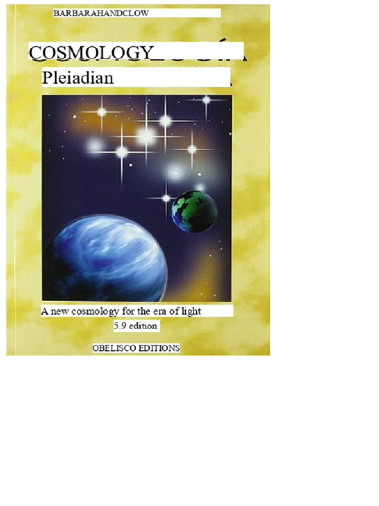 Pleiadian Cosmology - Barbara Hand Clow | PDF | Universe