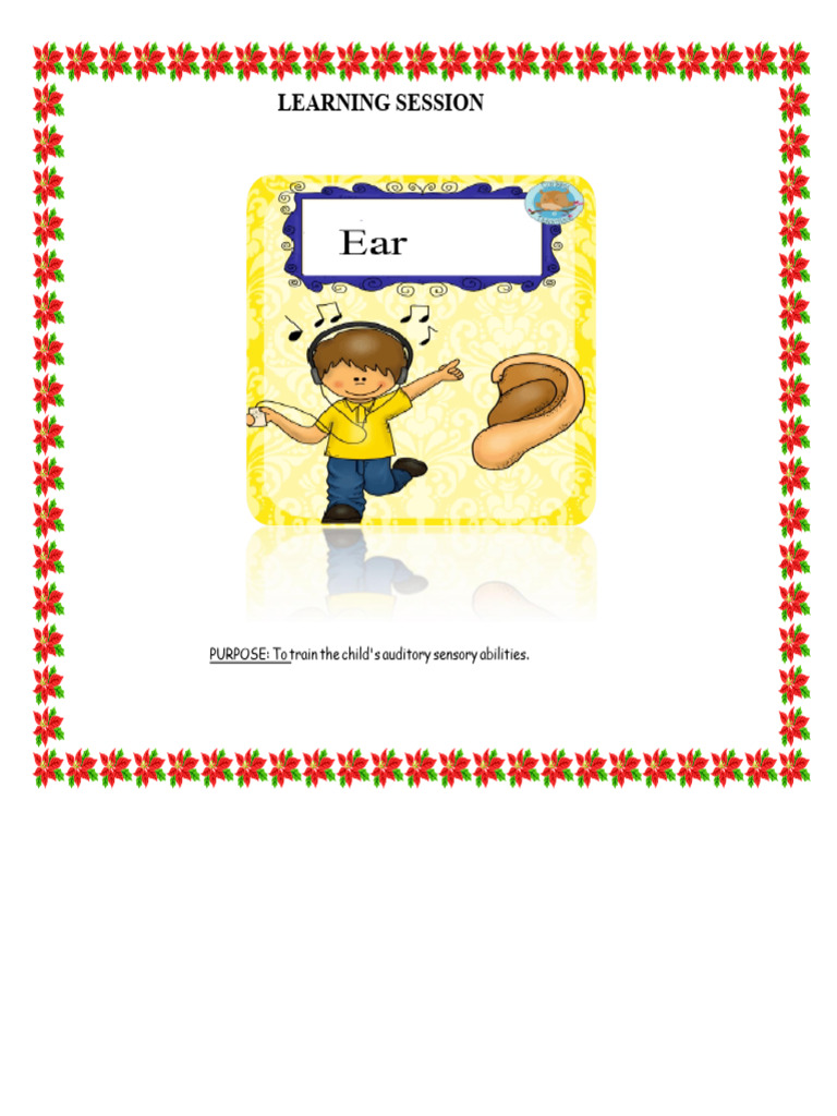 AUDITORY LEARNING SESSION of inclusive education | PDF | Neuroscience ...