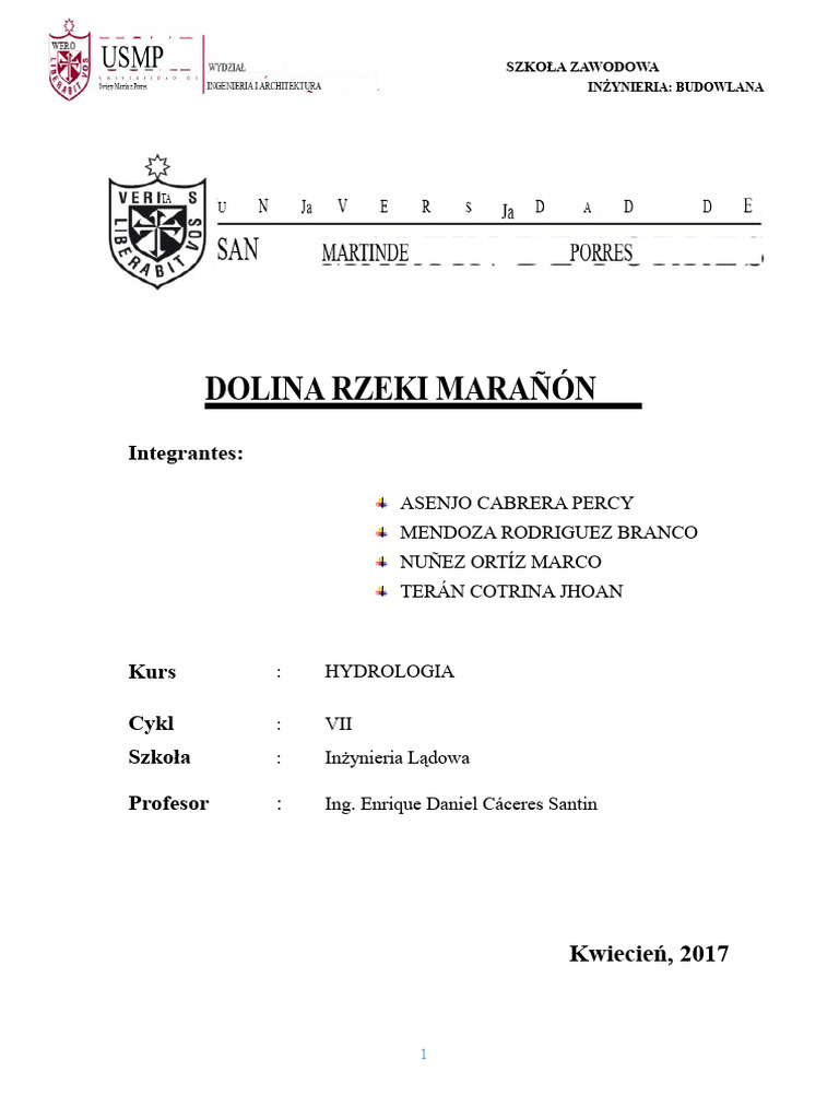 Dorzecze rzeki Marañon | PDF