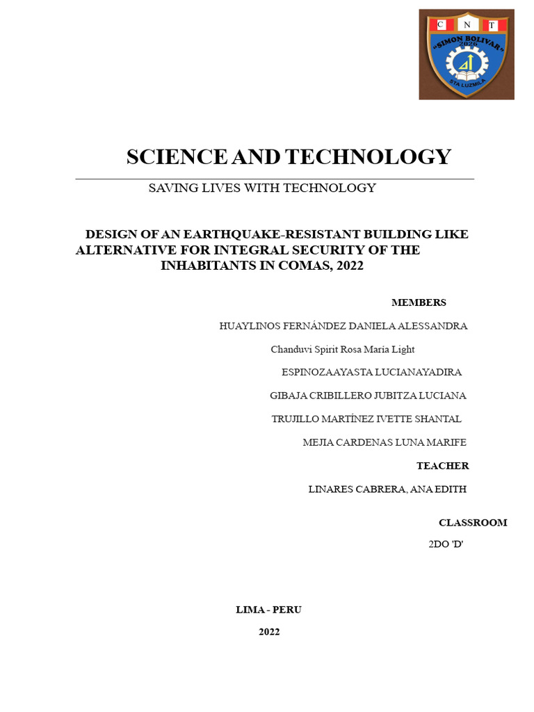 Earthquake-Resistant Building Design | PDF | Earthquake Engineering ...