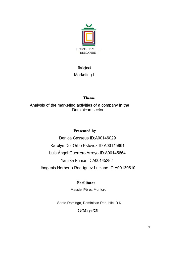 Final marketing project-I (Group 1)-pdf | PDF | Beer | Brand